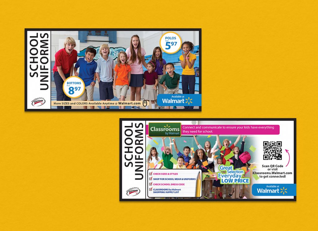 George® Approved Schoolwear for Walmart | ina+tee